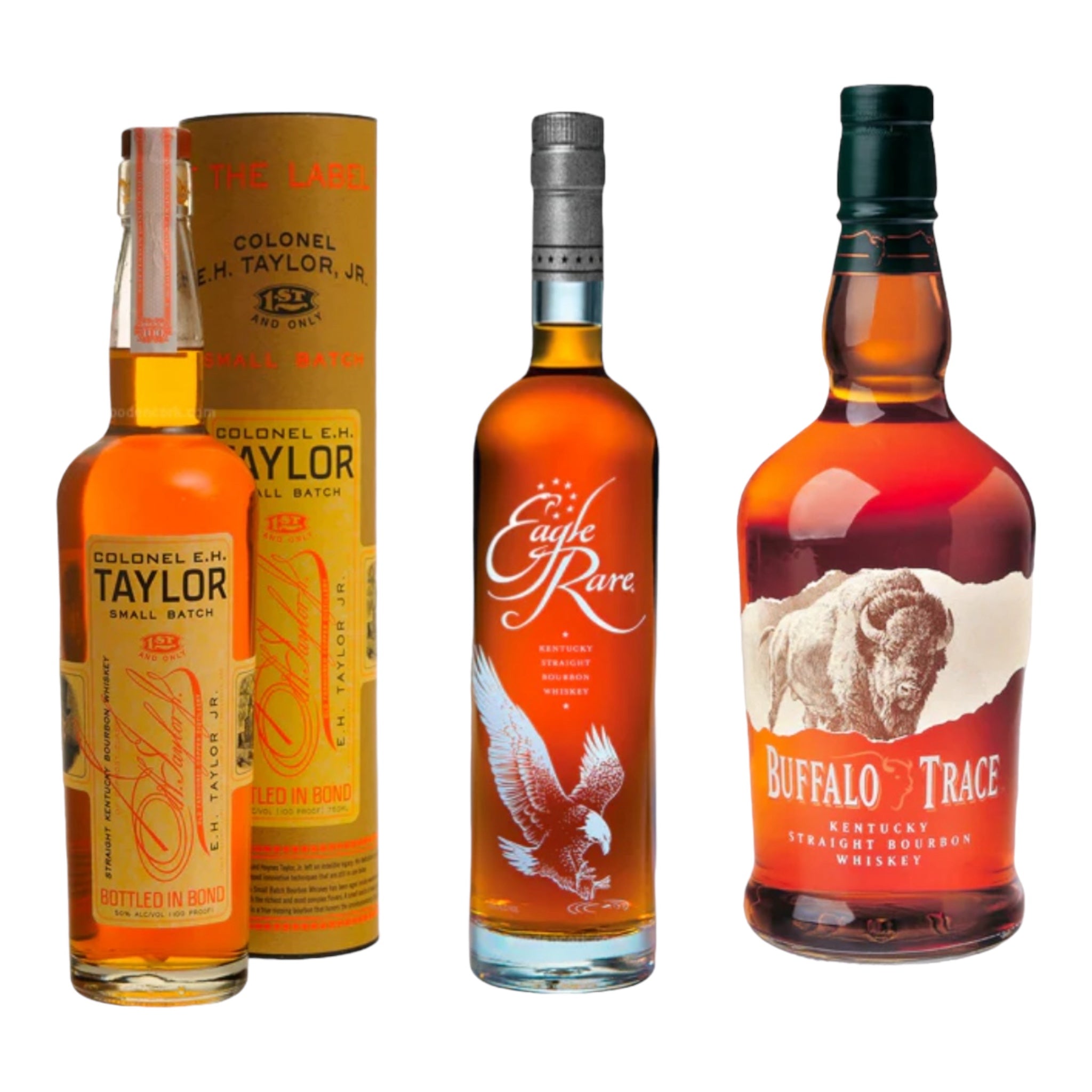 E.H. Taylor Small Batch, Eagle Rare, & Buffalo Trace Bundle – Mira Loma ...