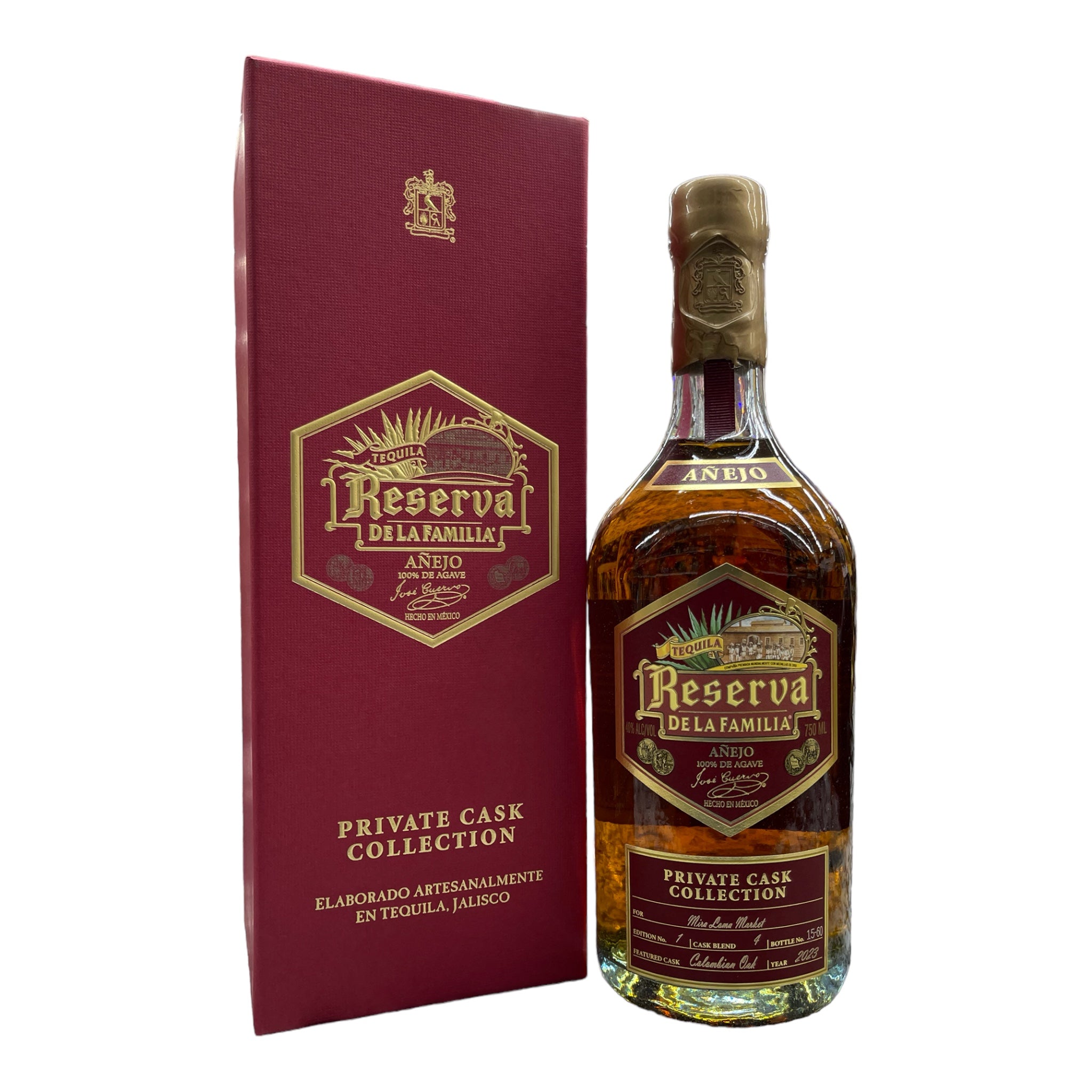 Jose Cuervo De La Familia Mira Loma Market Exclusive Private Cask Coll