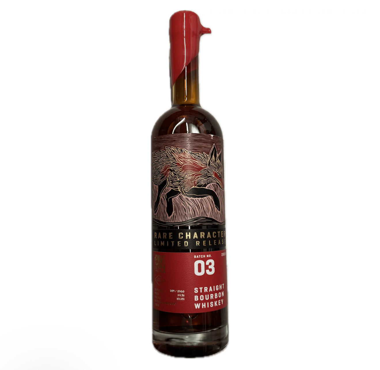 Rare Character Limited Release Straight Bourbon Whiskey Batch No.3 202 ...